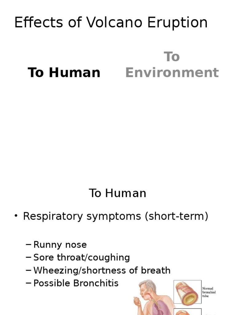 Effects of Volcano Eruption | PDF