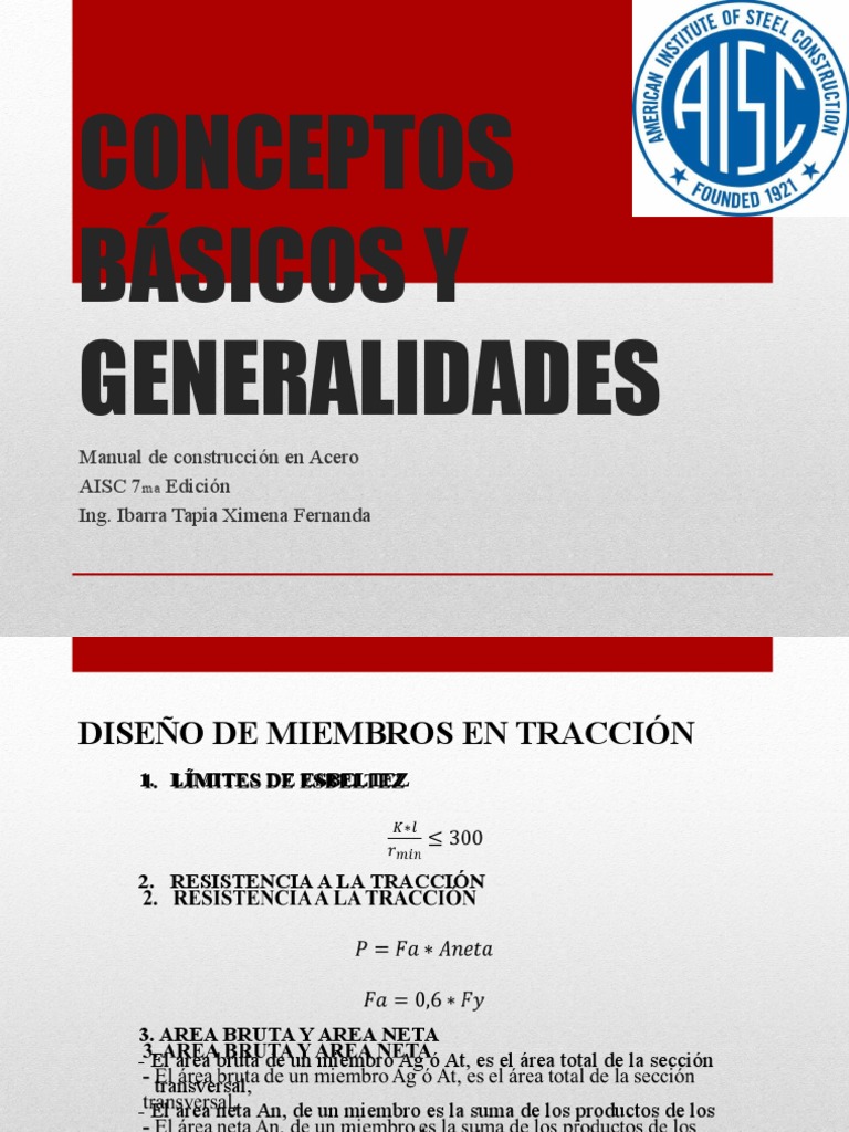 Estructuras Metálicas Conceptos Básicos y Generalidades | PDF