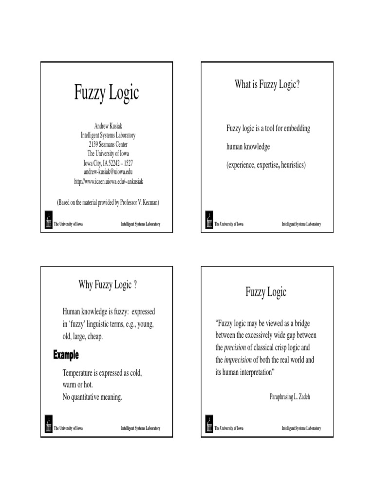 Fuzzy Logic Basics PDF | PDF | Fuzzy Logic | Artificial Intelligence