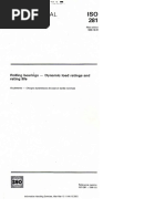 Iso 281 1990 | PDF | Bearing (Mechanical) | International Organization For Standardization