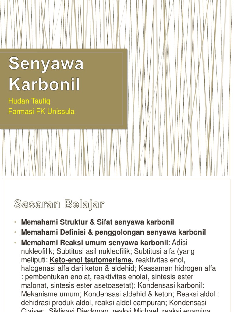Senyawa Karbonil | PDF | Aldehyde | Ester