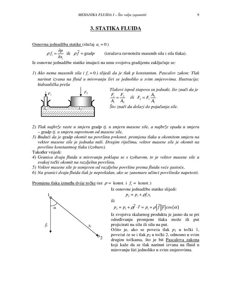Statika Fluida PDF | PDF