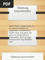 Ang Pagsulat NG Paglalarawan Ay Maaaring Subhetibo o Obhetibo | PDF