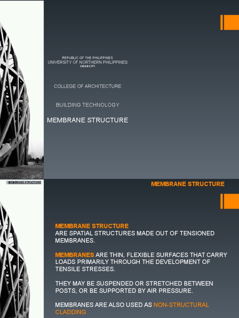 Membrane Structure: Building Technology | PDF | Building Engineering ...
