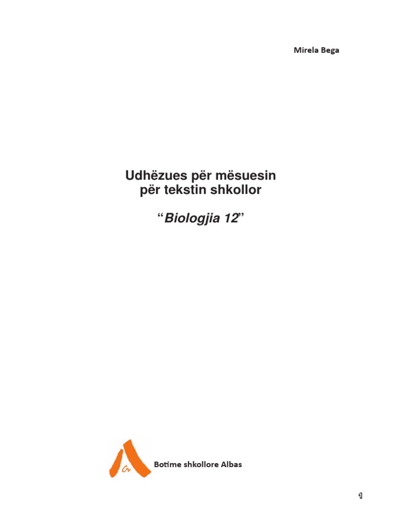 Udhezues Biologjia 12 | PDF
