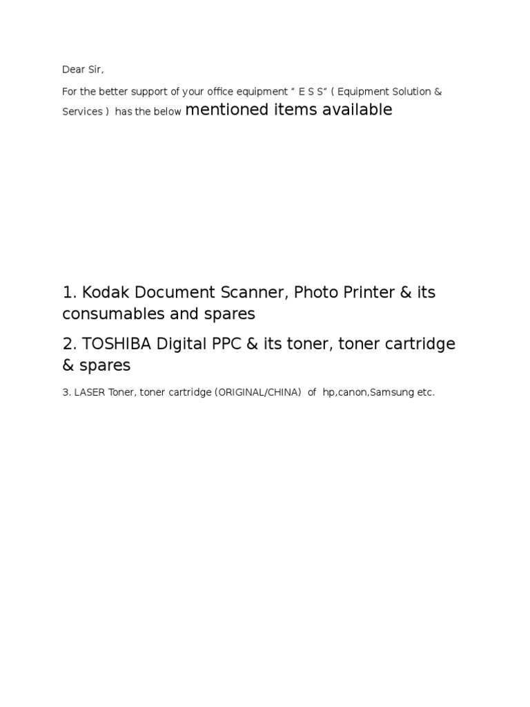 Mentioned Items Available | PDF