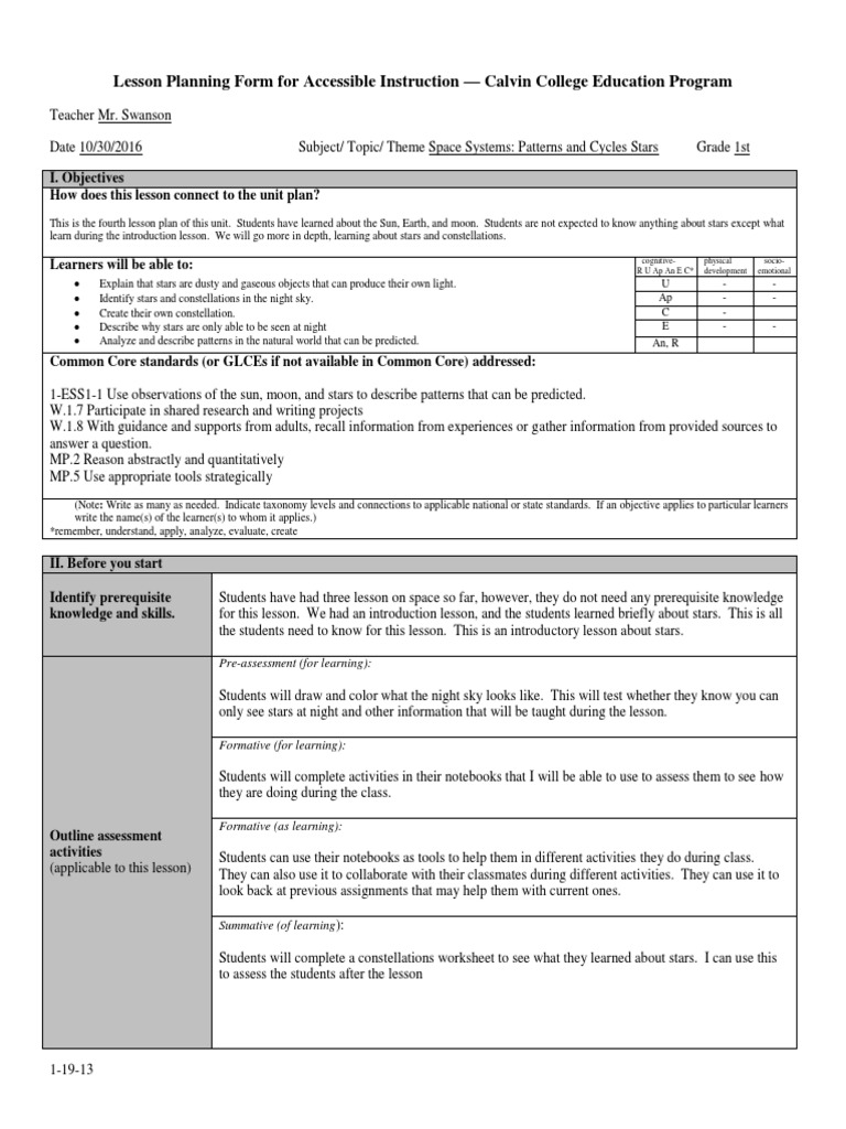 Lesson 4 | PDF | Lesson Plan | Communication