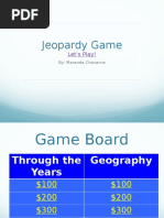 Jeopardy Template by SlideLizard | PDF | Art