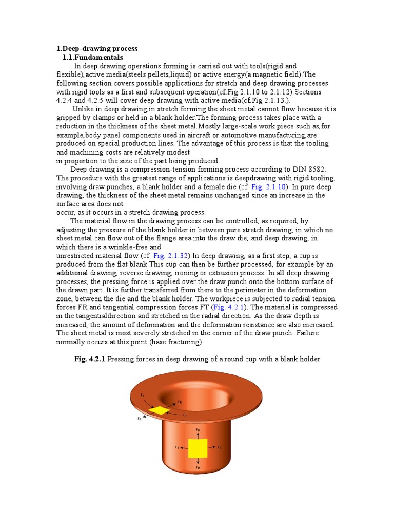1.deep-Drawing Process 1.1.fundamentals | PDF | Sheet Metal ...