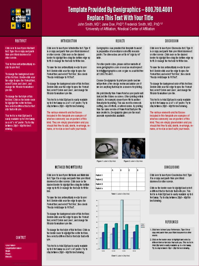 Genigraphics Poster Template 44x44C | PDF | Typefaces | Double Click