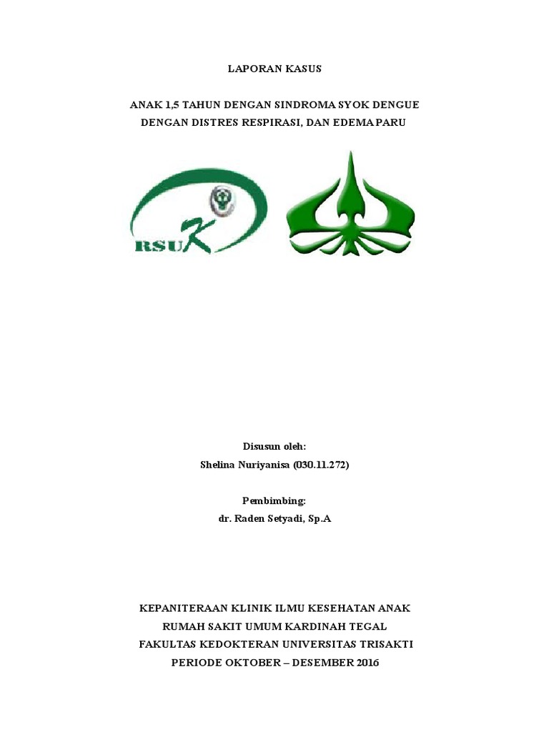 Laporan Kasus Dss Anak | PDF