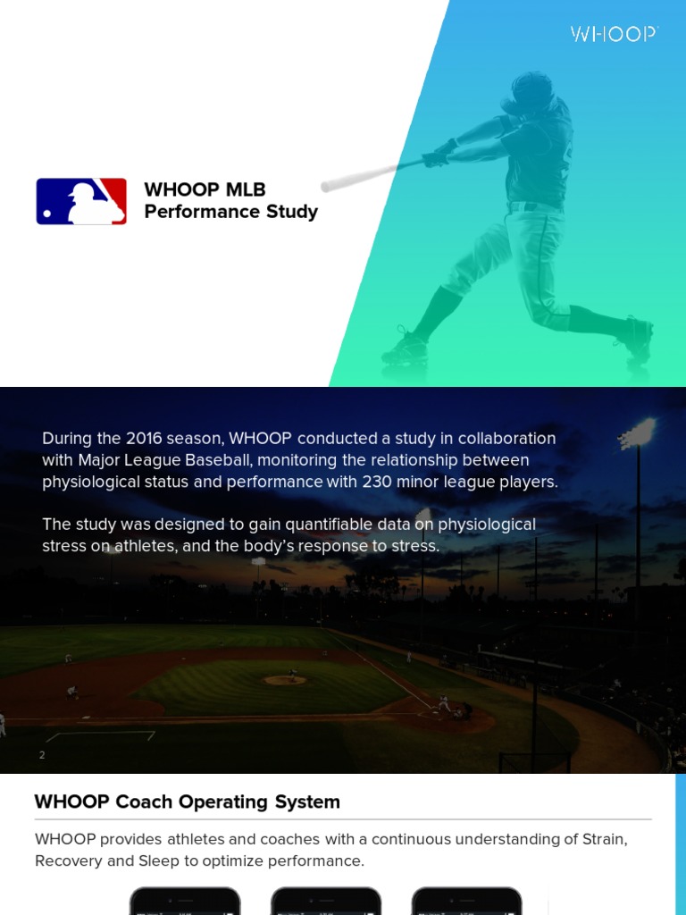 Whoop MLB 120216 Final | PDF | Heart Rate | Sleep