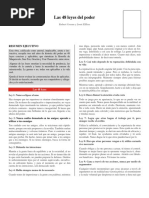 Las 48 Leyes Del Poder (Robert Greene) | PDF