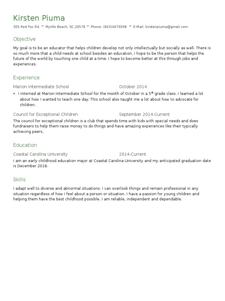 Csci Resume | PDF | Wellness
