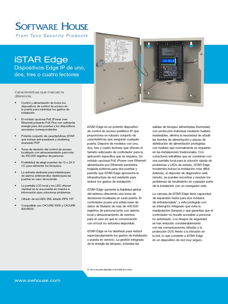 Istar-edge Ds r07 a4 Es | Grupo de computadoras | Red de computadoras