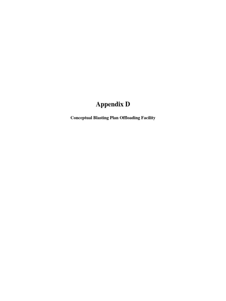 Galloo Island Blasting Plan 2009 | PDF | Explosive Material | Drilling