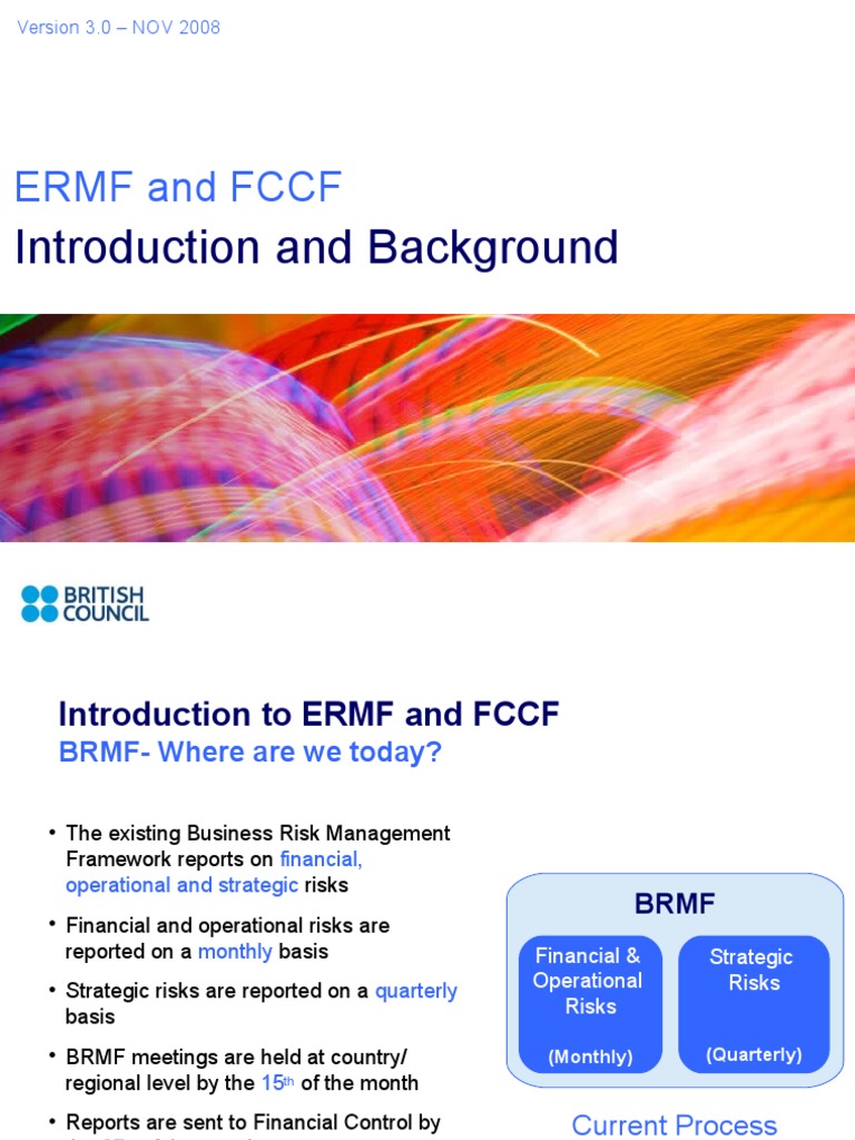 FCCF and ERMF Introduction Final | PDF | Audit Committee | Risk Management