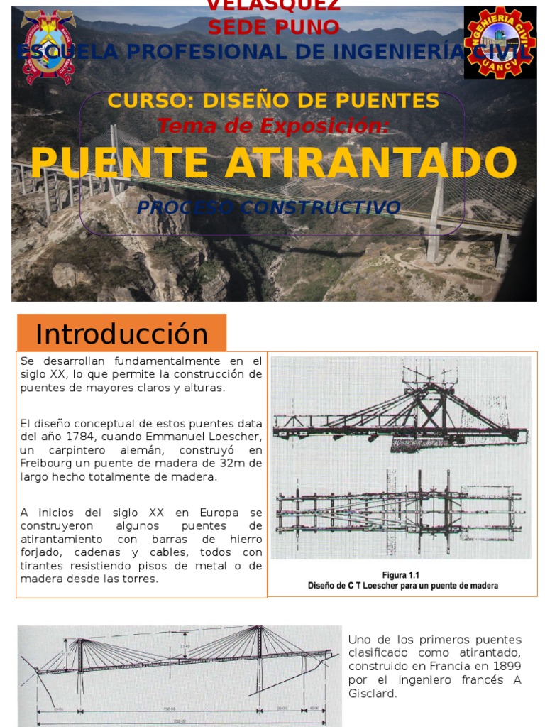 Proceso Constructivo de Puentes Atirantados | PDF | Puente | Ingeniería ...