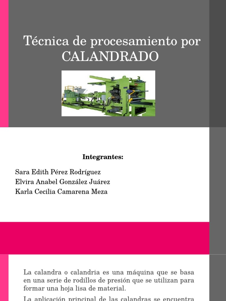 Calandrado | PDF | Papel | Polietileno