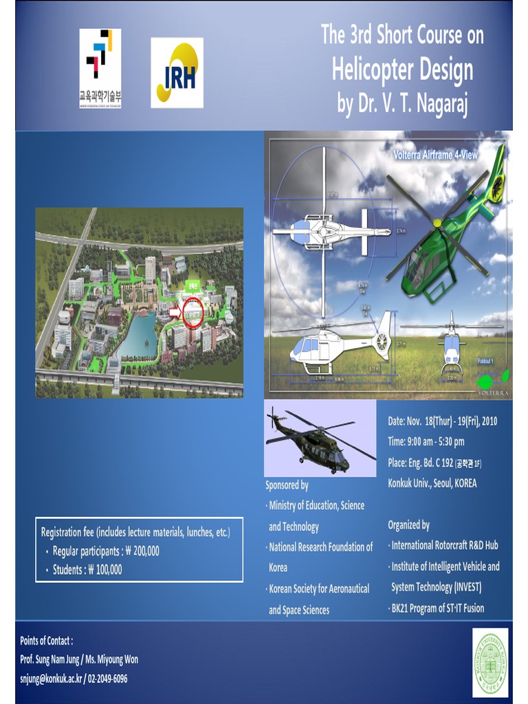Helicopter Design Short Course 2010 | PDF