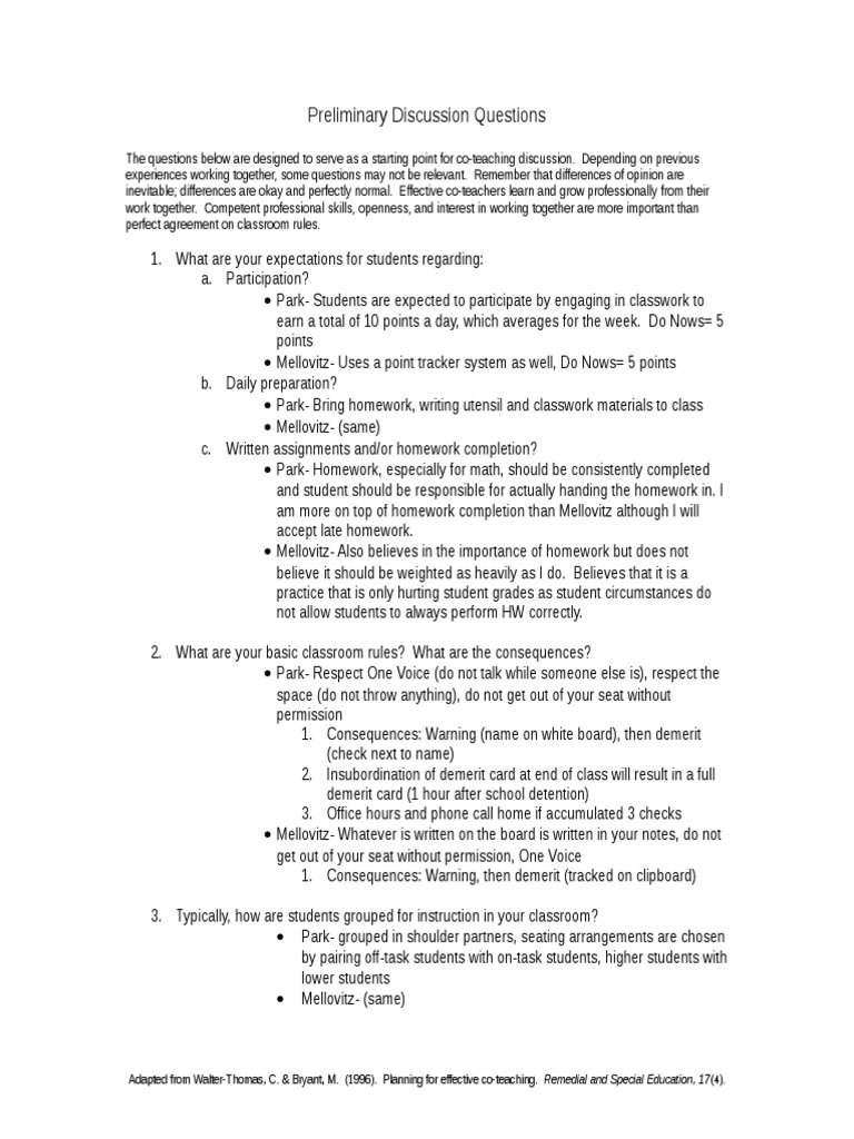 Final - Preliminary Discussion Question | Download Free PDF | Special ...