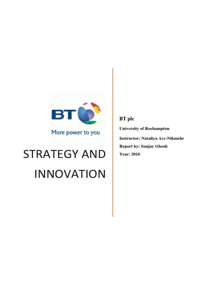 BT Business - Strategy and Innovation | PDF | Strategic Management ...