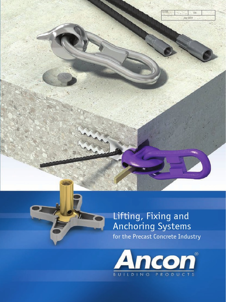 Ancon's Precast Concrete Accessories Manual | PDF | Screw | Galvanization