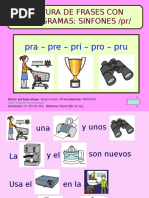 Lectura de Frases Con Pictogramas - Sinfon PR | PDF