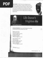 Analysis of Angelou's "Life Doesn't Frighten Me" | PDF | Metre (Poetry ...