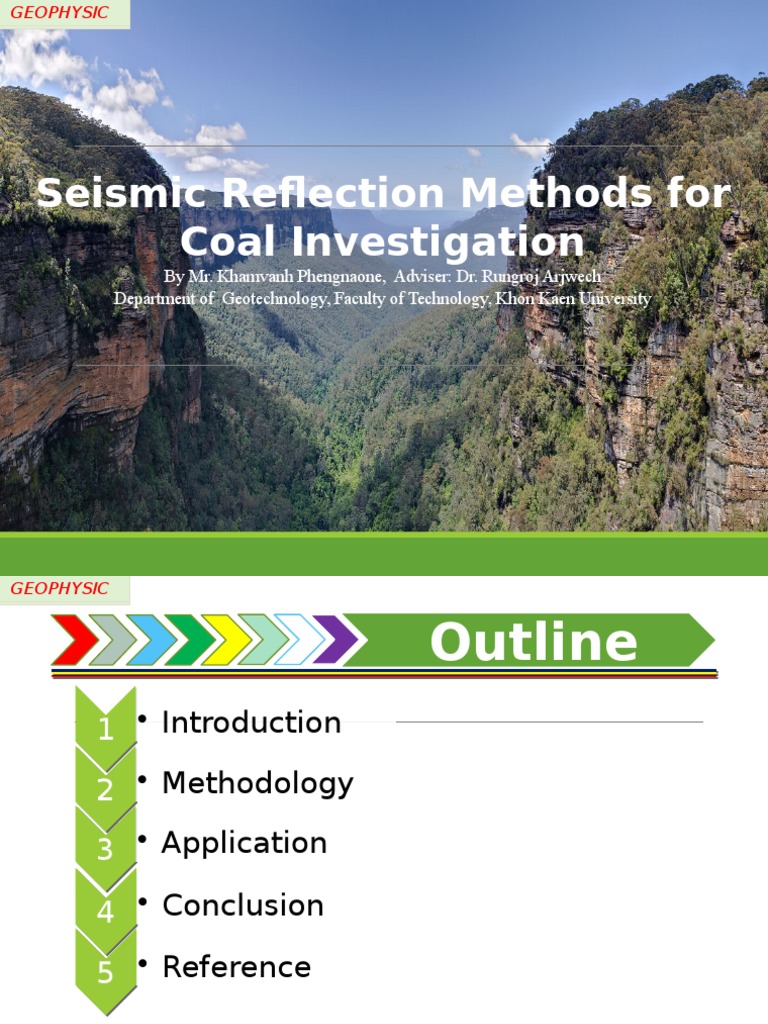 Application of Seismic Reflection On Coal | PDF | Reflection Seismology | Geophysics