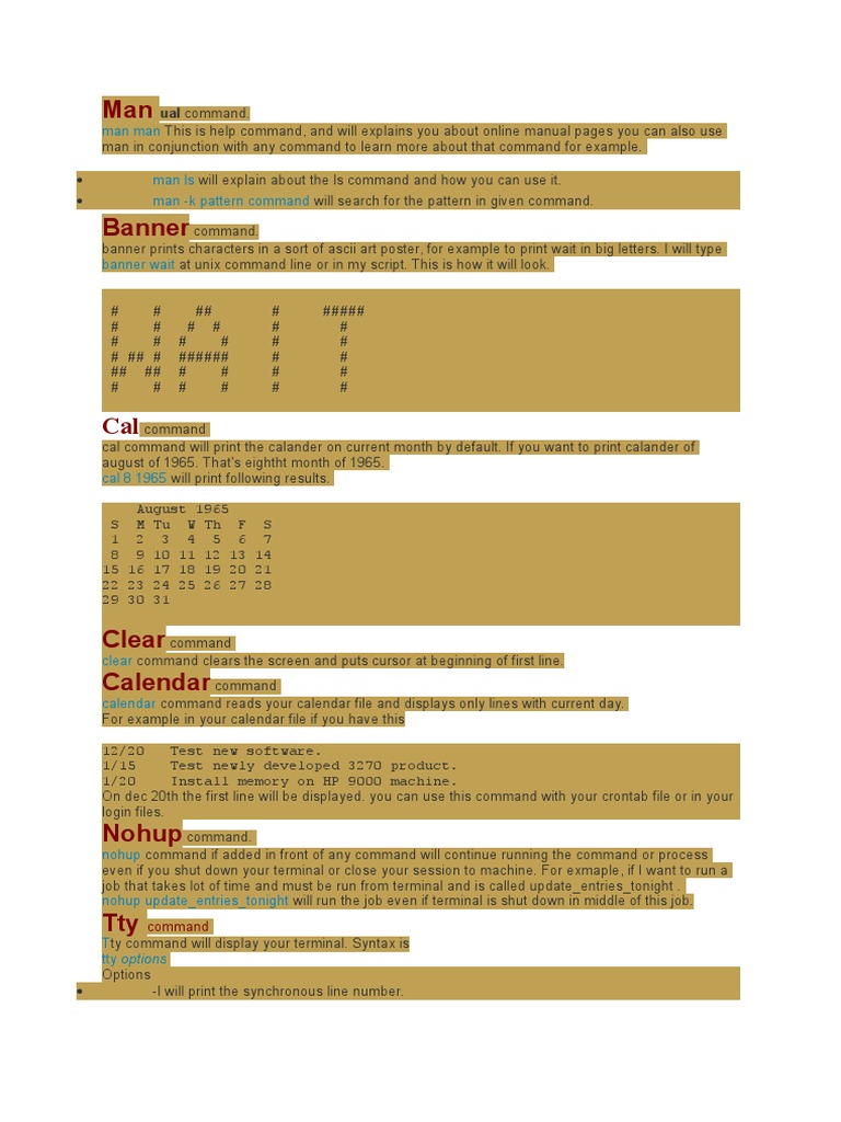 Unix Commands For Etl Testing Pdf Filename Computer File 9082