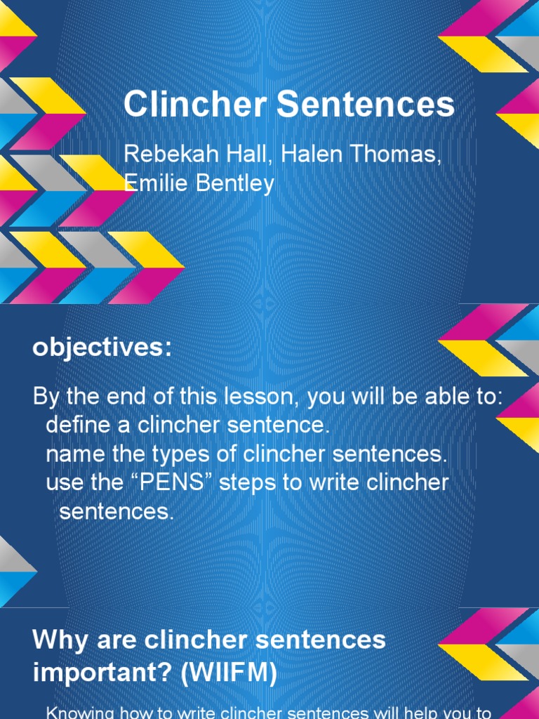 Understanding Clincher Sentences | PDF | Paragraph | Earth