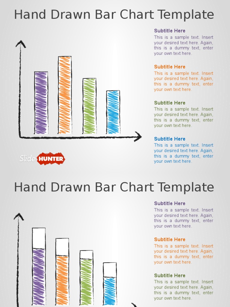 1097 Hand Drawn Bar Chart Template For Powerpoint | PDF