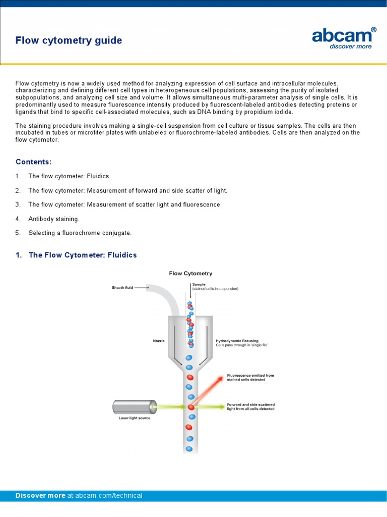 Flow Cytometry Basics and Techniques | PDF | Flow Cytometry | Optical Filter