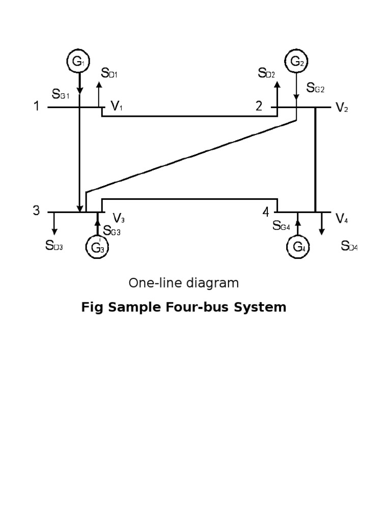 Four Bus Power System | PDF