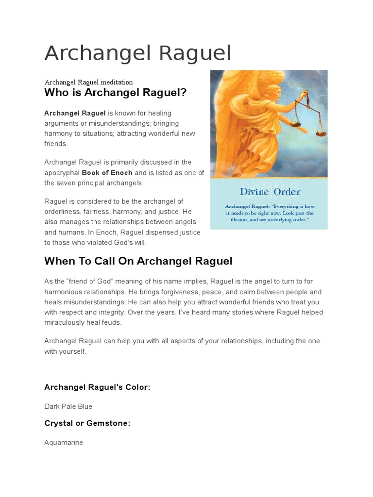13.archangel Raguel