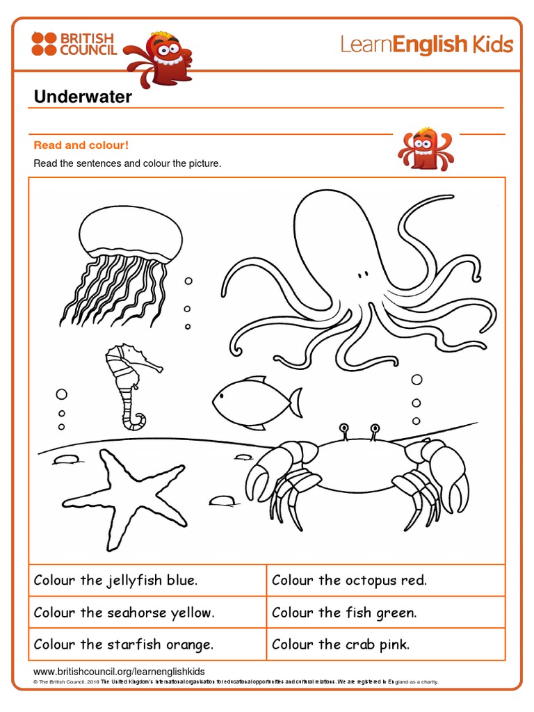 Colouring Pages Underwater 2 | PDF