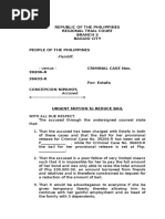 Sample Motion For Execution | PDF | Lawsuit | Government Institutions