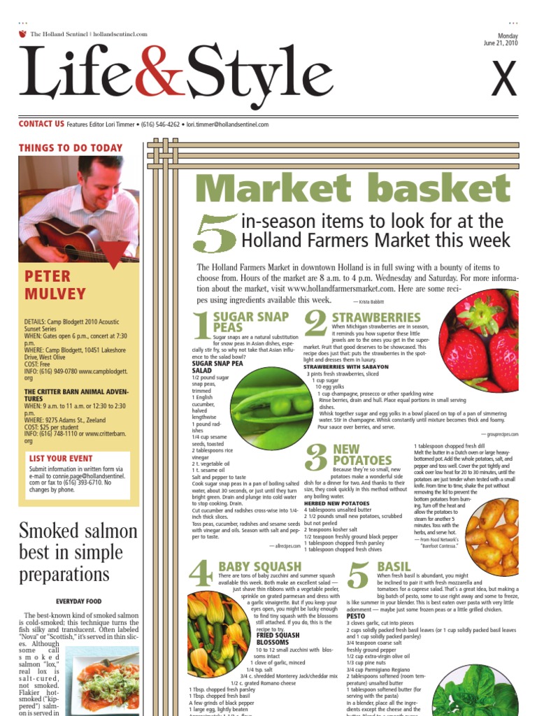 Market Basket 2 | PDF | Zucchini | Potato