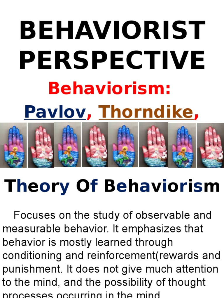 Behaviorist Perspective: Behaviorism | PDF