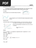 Limit of A Function | PDF | Calculus | Function (Mathematics)