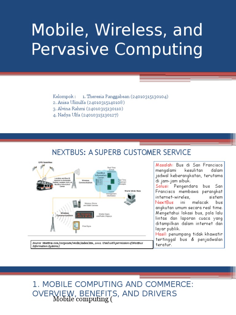 Mobile, Wireless, and Pervasive Computing | PDF | Bisnis