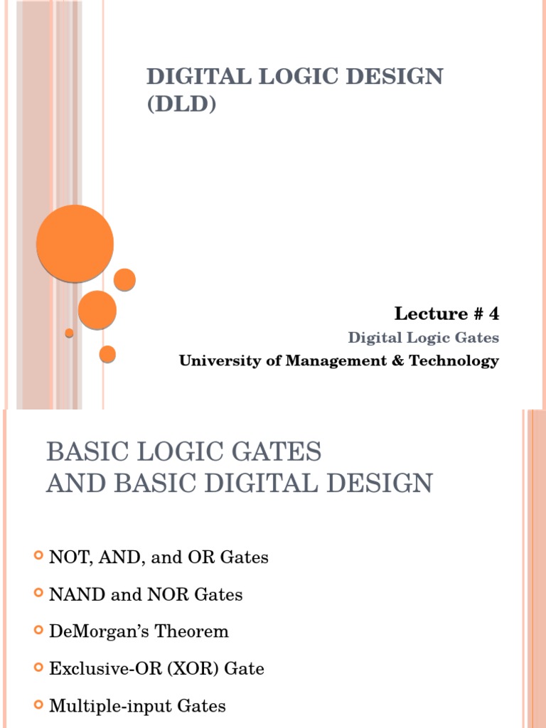 Digital Logic Design | PDF | Logic Gate | Electrical Circuits