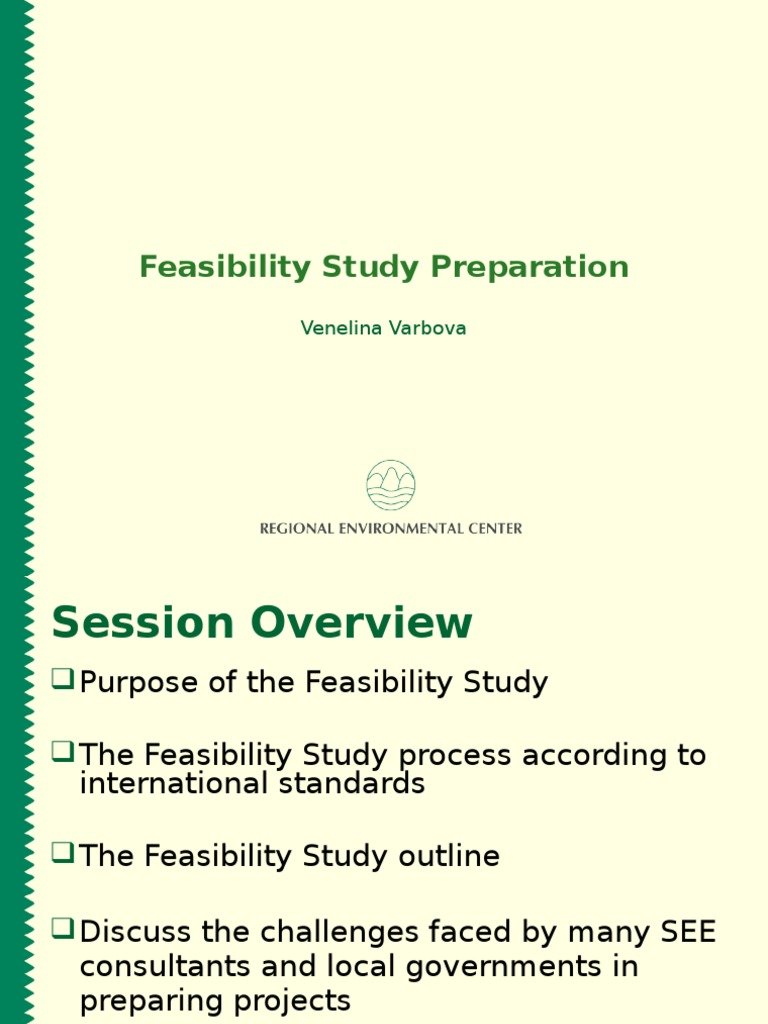 Water 3.1 Feasibility Study Preparation | PDF | Feasibility Study | Cost–Benefit Analysis