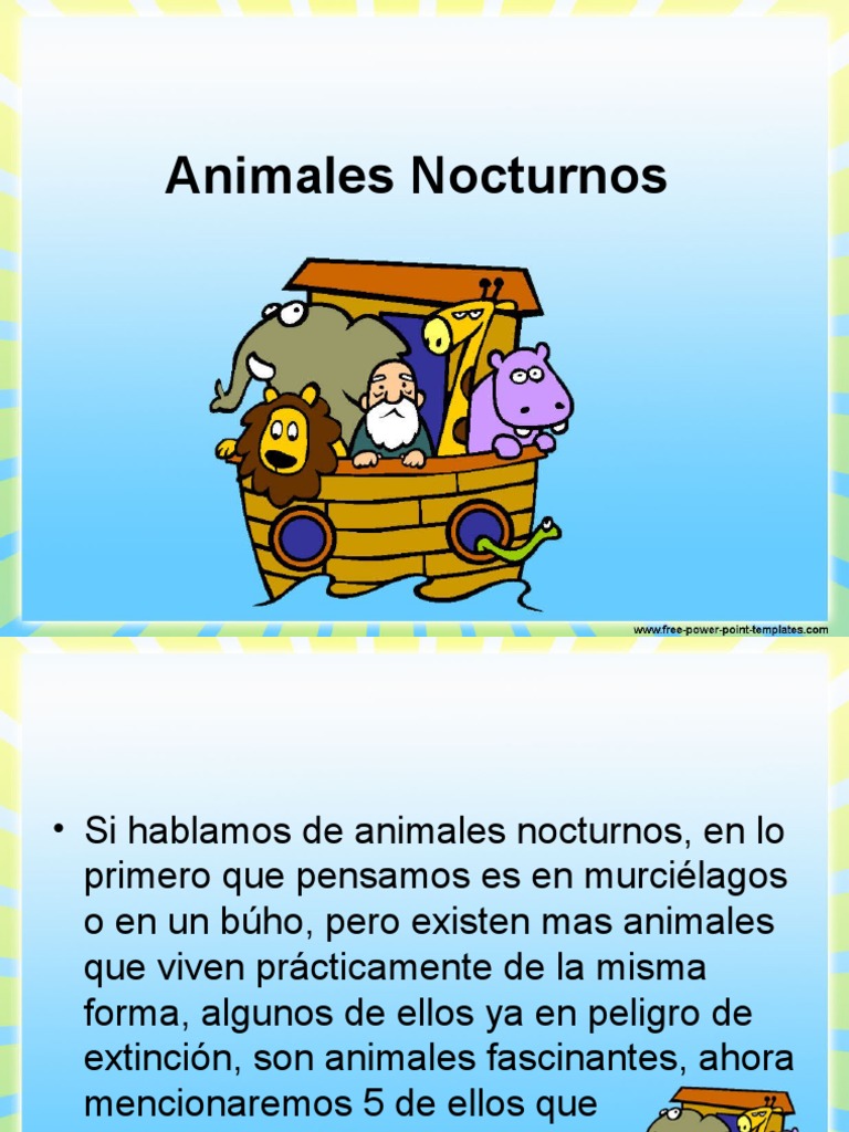 Animales Nocturnos | PDF | Ciencia y matemáticas | Ficción general