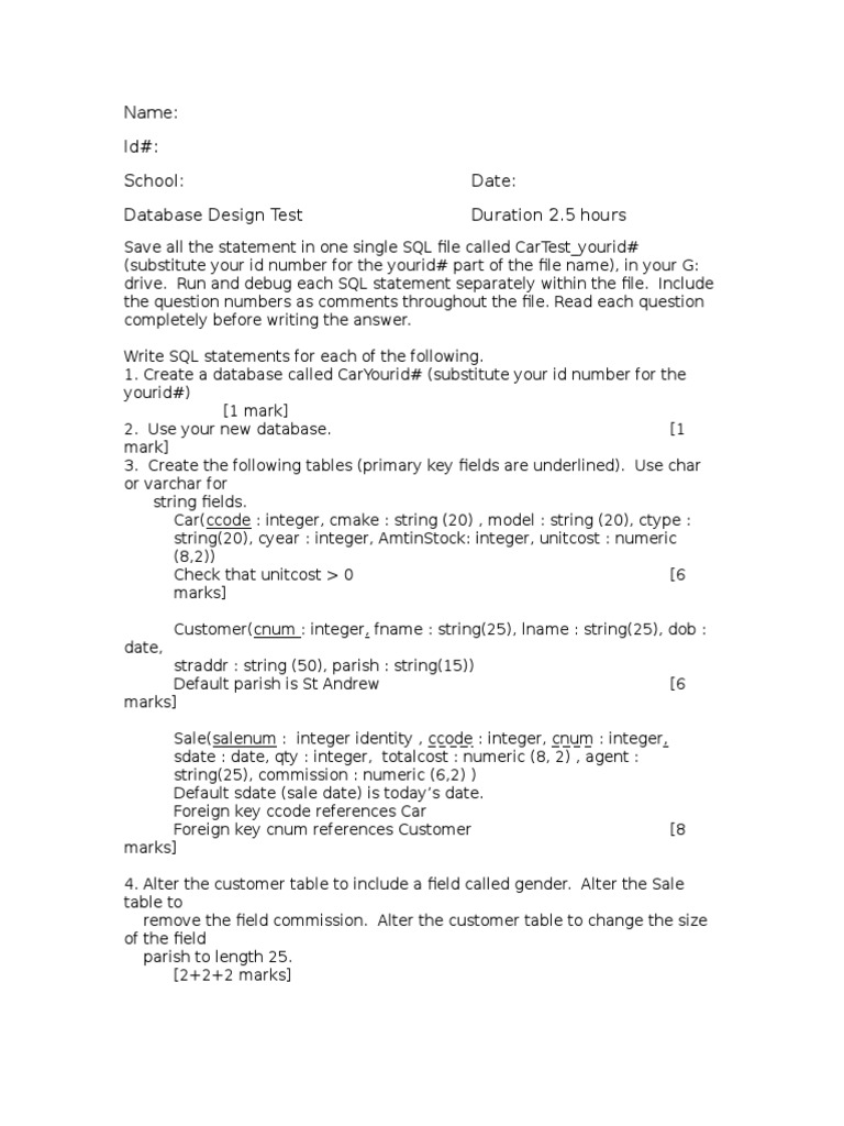 Sample1 Lab Test | PDF | Computer Programming | Data Management