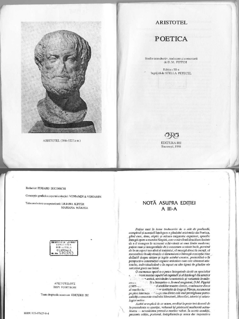 Aristotel Poetica PDF | PDF