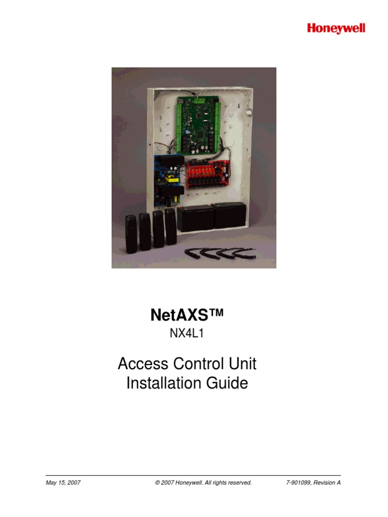 Nx4s1 Manual de Instalacion | PDF | Access Control | Relay