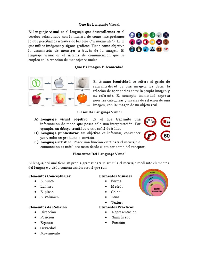 Que Es Lenguaje Visual | PDF
