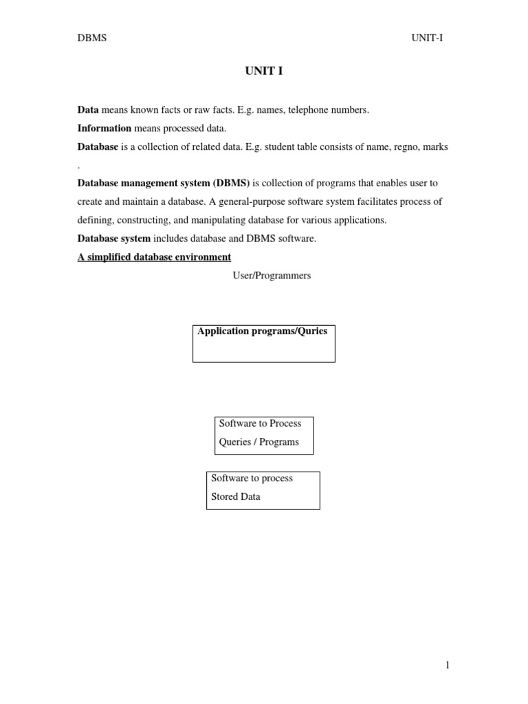 Rdbms Unit 1 | PDF | Databases | Conceptual Model